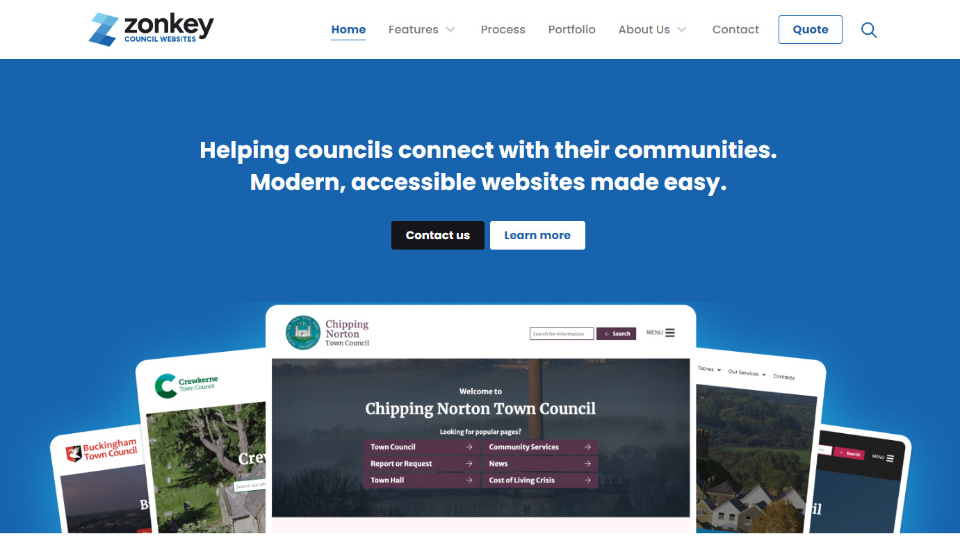 Introducing Our New Site for Town and Parish Council Websites - Zonkey ...