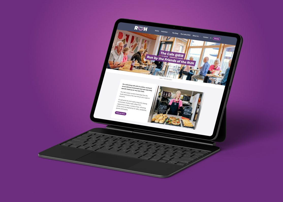 The Friends of the RUH - Zonkey | Web Design Bath